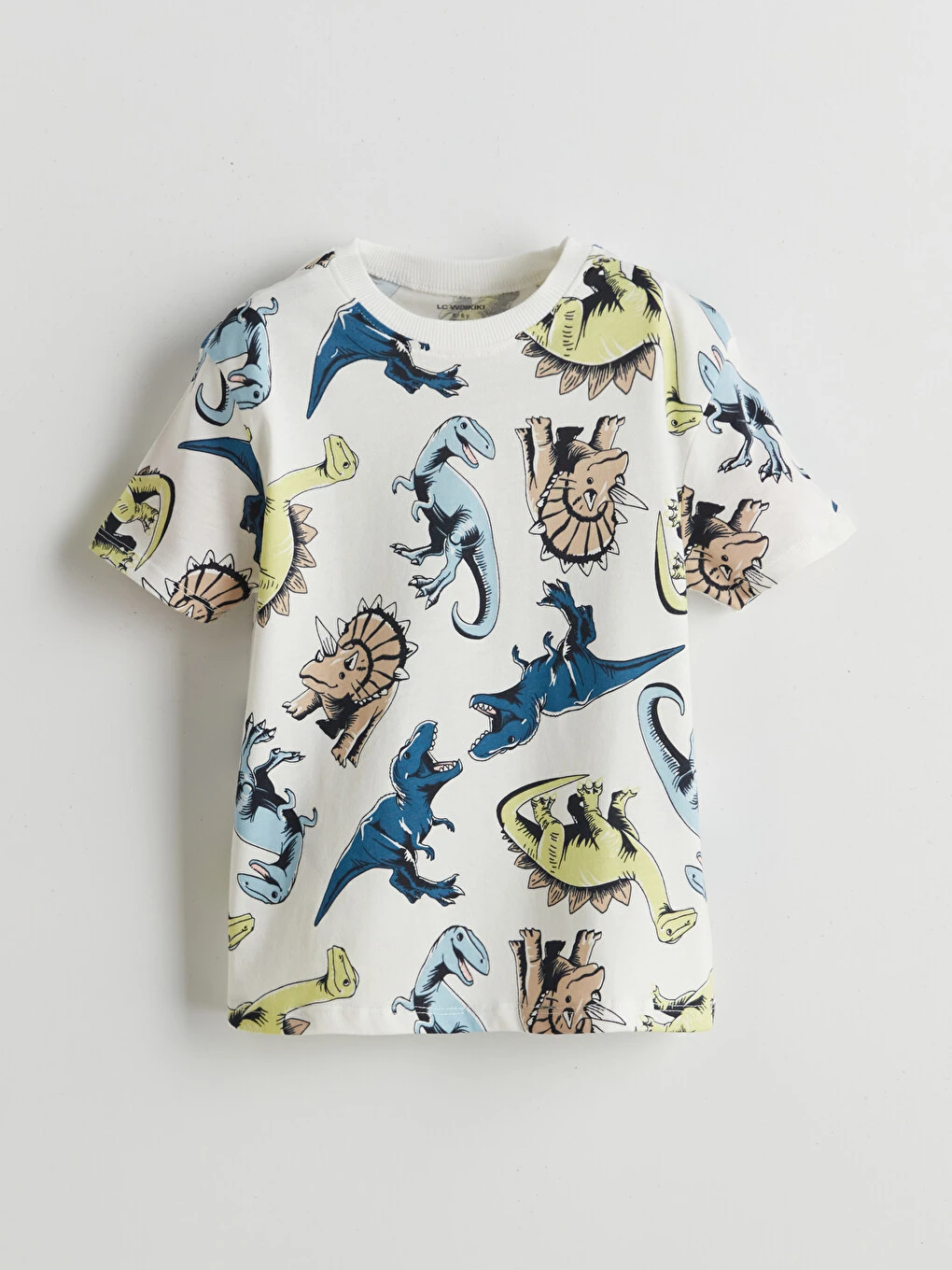 LCW Kids Majica Za Dečake Sa Printom Dinosaurusa, Pakovanje Od 3 Komada