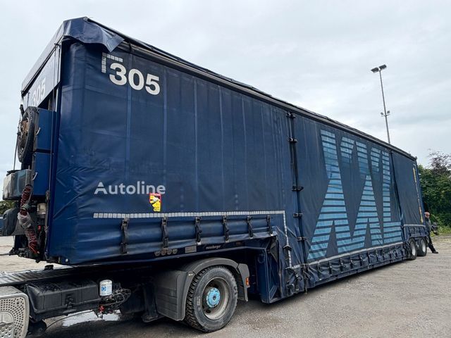 Meusburger MPG-2 Planen Tieflader Verbreiterbar 2 Achsen 18 poluprikolica sa niskom platformom