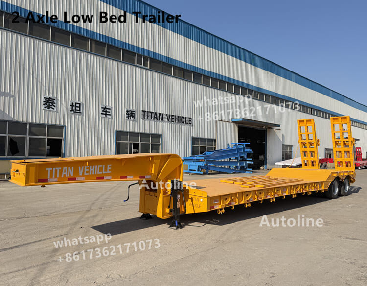 Nova Titan 2 Axle Low Bed Trailer poluprikolica sa niskom platformom