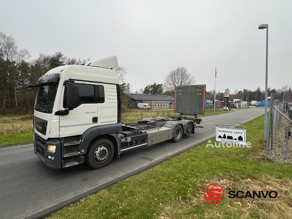 MAN TGS 26-500 vozilo za prevoz kontejnera