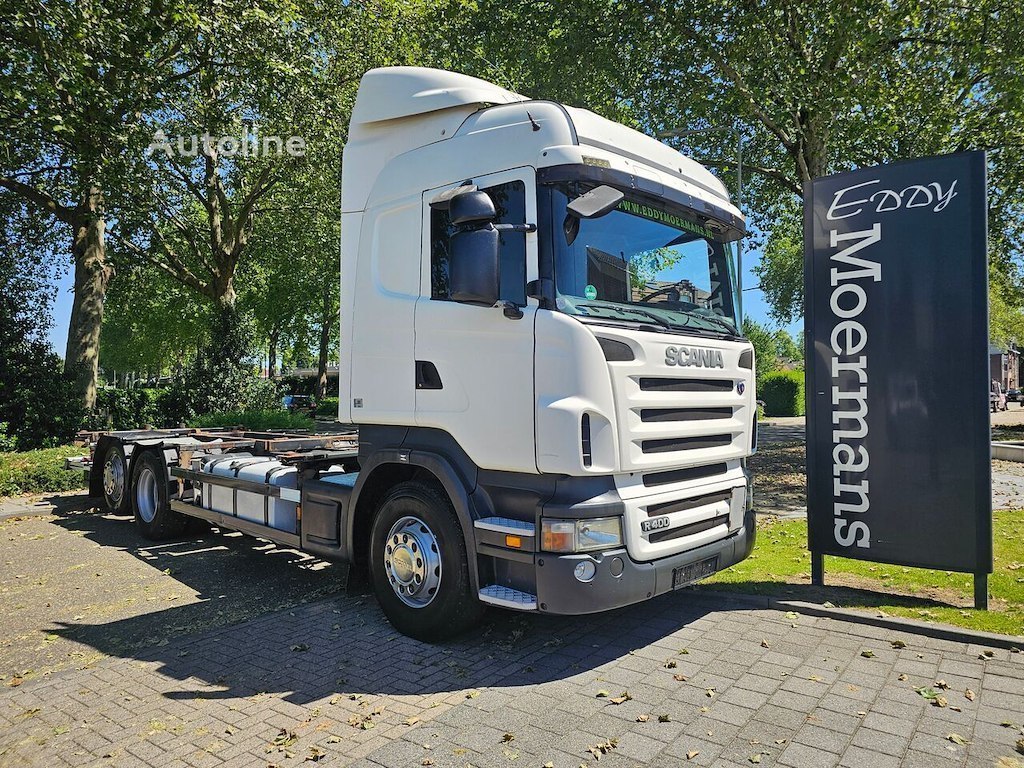 Scania R400 6x2 BDF vozilo za prevoz kontejnera