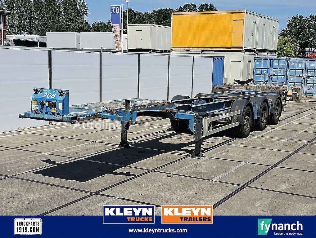 Renders CHASSIS PORTMASTER poluprikolica za prevoz kontejnera