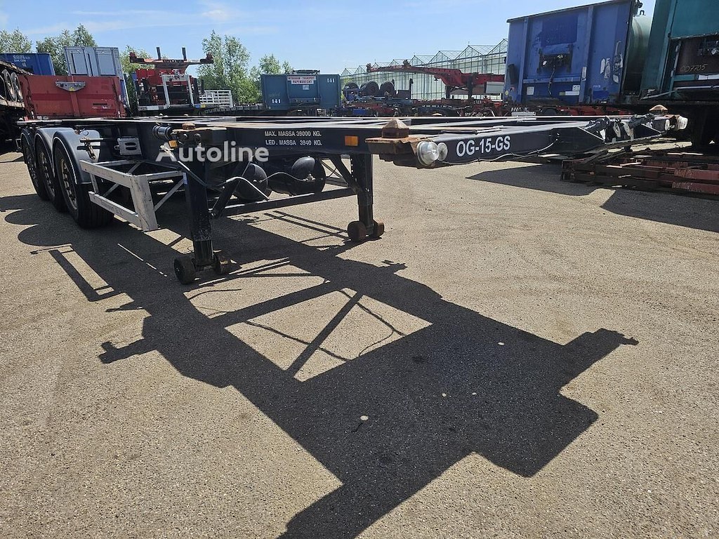 Desot DSTO-2001-SSR-99L| adr CHASSIS 20/30 FT| 3940 KG | APK 10-12-202 poluprikolica za prevoz kontejnera