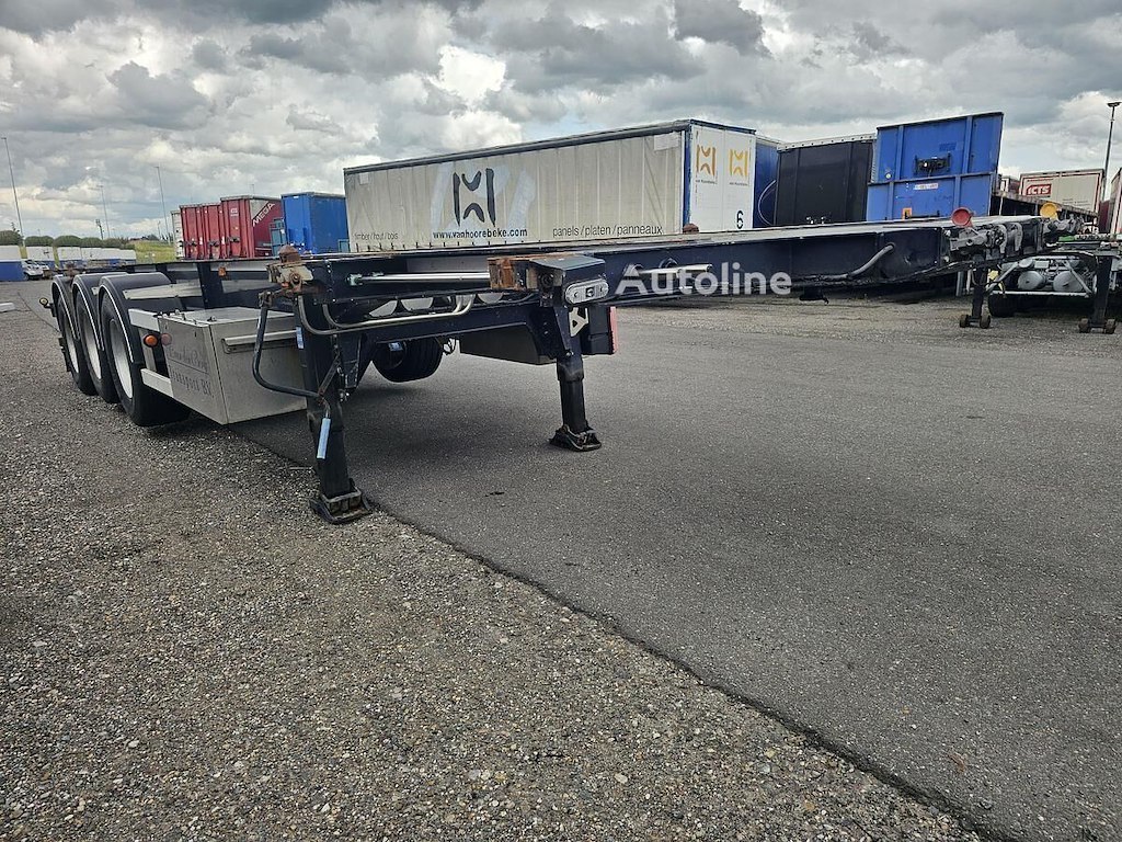 LAG 0-3-CC |TANK CONTAINER CHASSIS ADR| BPW DISC | ALU RIMS poluprikolica za prevoz kontejnera