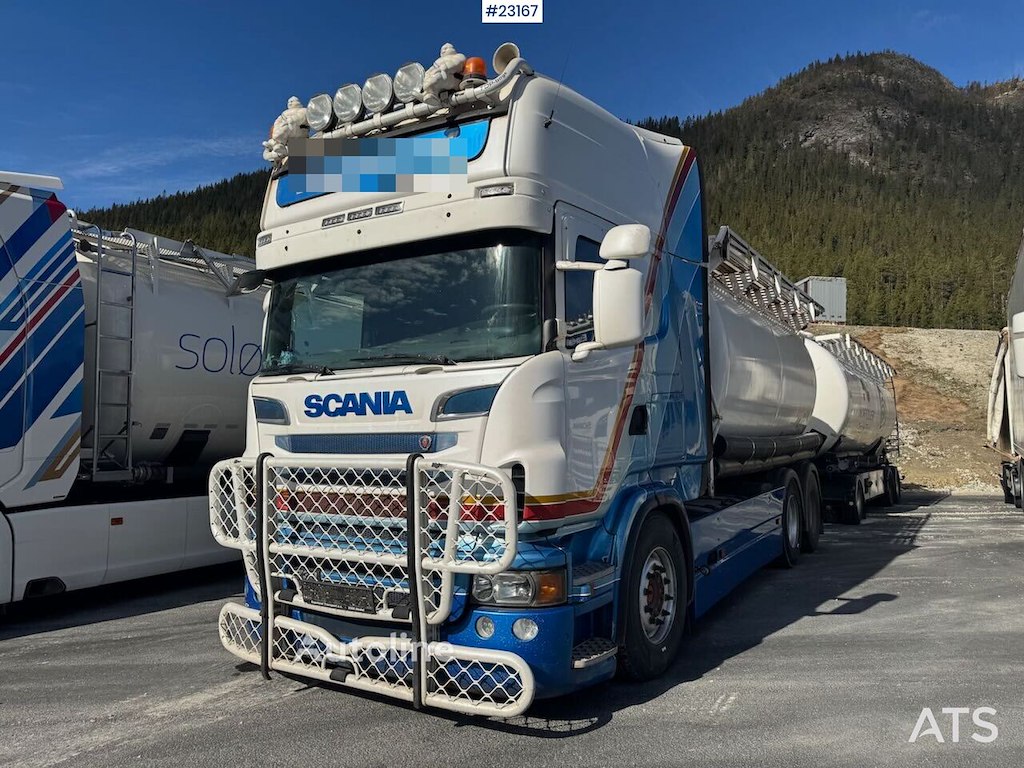Scania R730 autocisterna + prikolica autocisterna