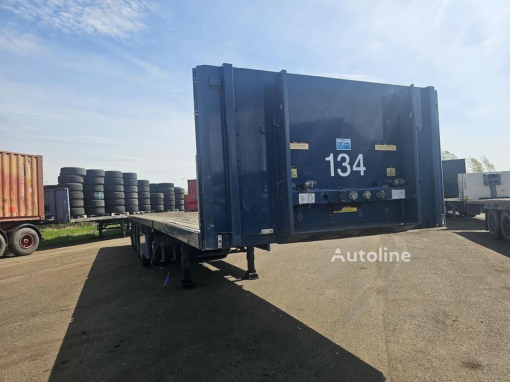 Groenewegen DRO 15-27 B DTEERING AXLE | BPW DRUM poluprikolica platforma