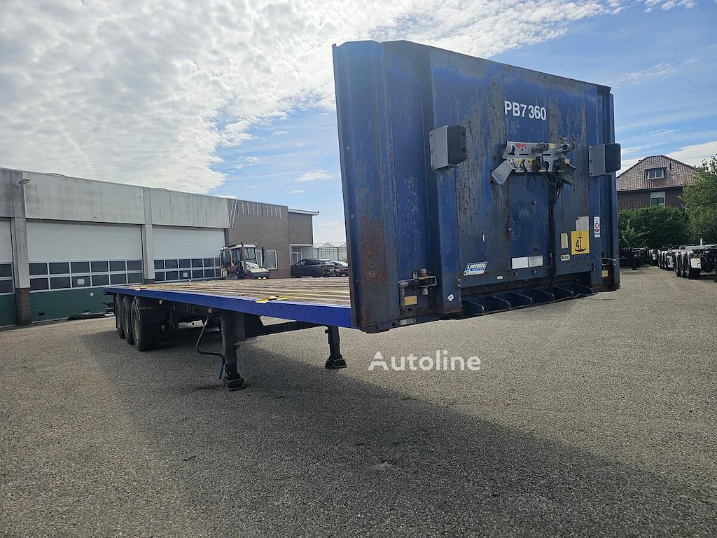 Van Hool 3B0073 | 3 AXLE FLATBED 13.60 MTR TWISTLOCKS FOR CONTAINER 40 FT poluprikolica platforma