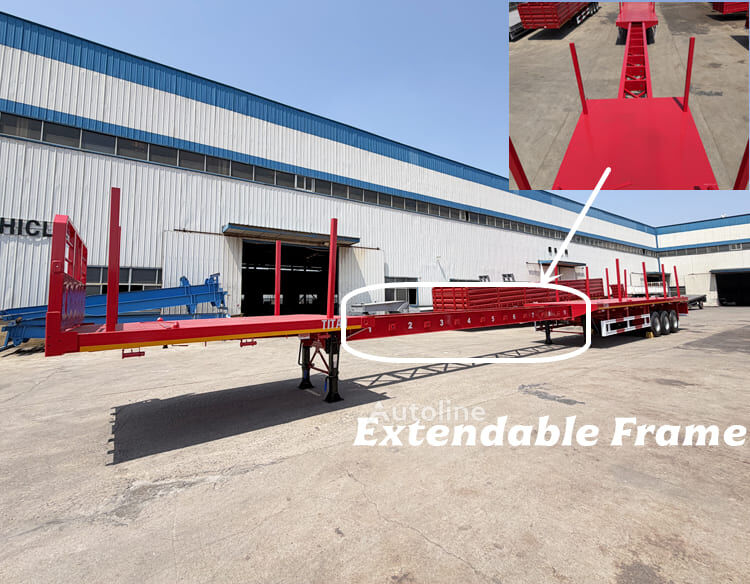 Nova Titan 24M Extendable Flatbed Semi Trailer poluprikolica platforma