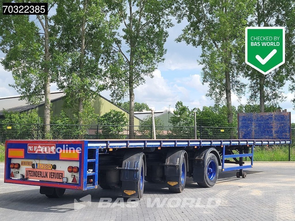 Broshuis 3AOU-48S-1 Lift Axle + 2x Steering Axle APK 03/2027 poluprikolica platforma