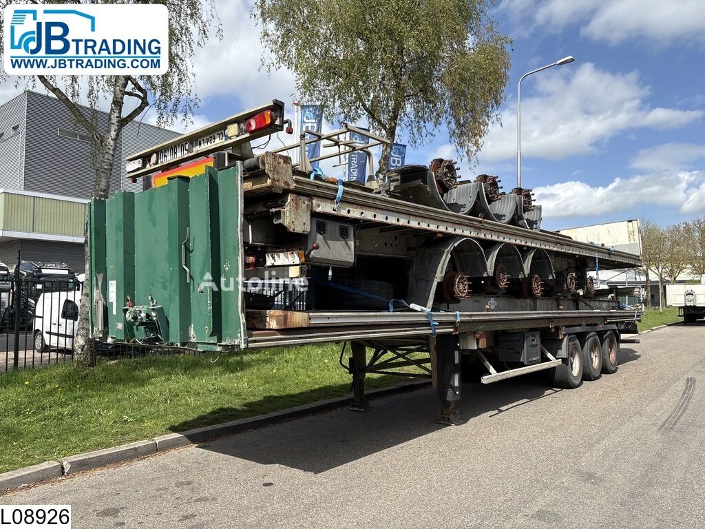 Trailor open laadbak 4 open-top trailers. poluprikolica platforma