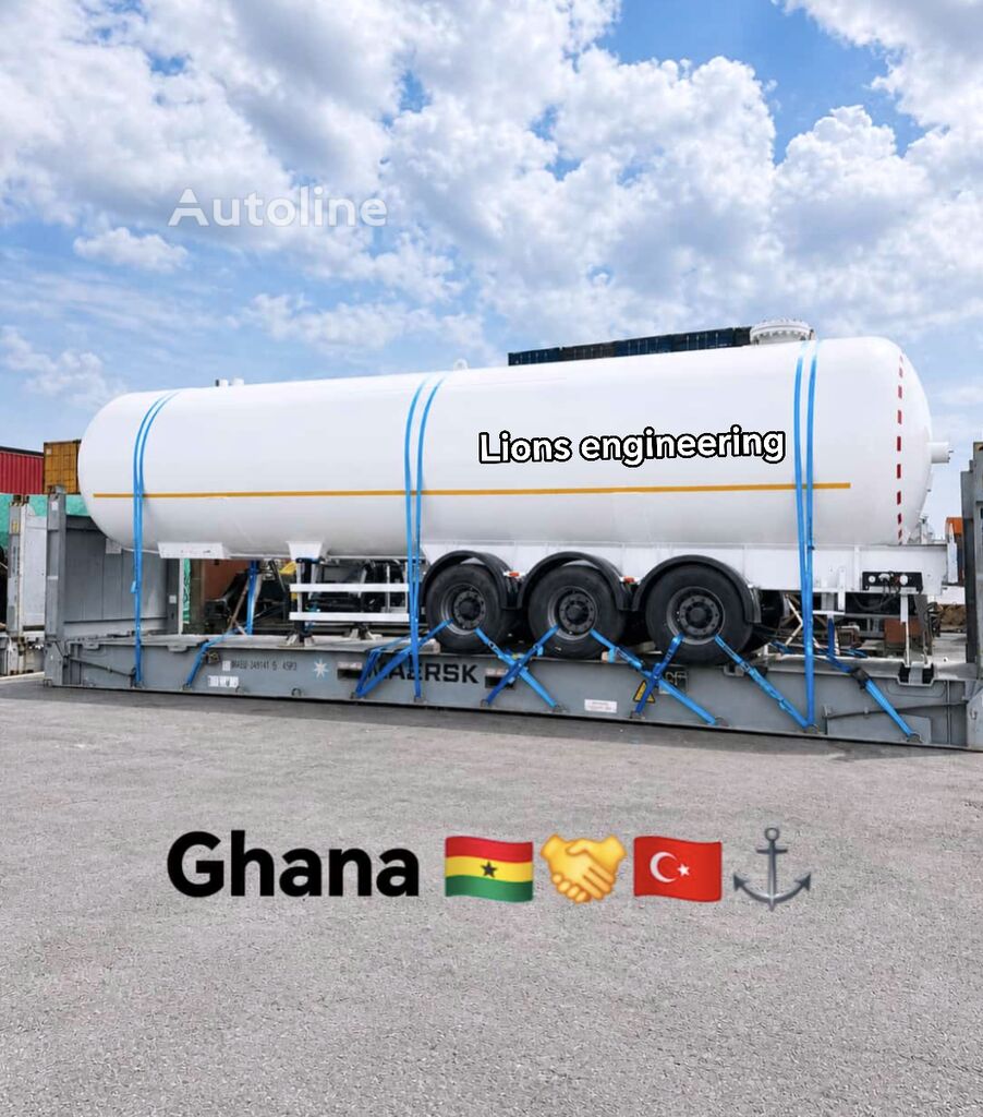 Lions 50m³ Revizyon tanker imalatı poluprikolica cisterna za gas