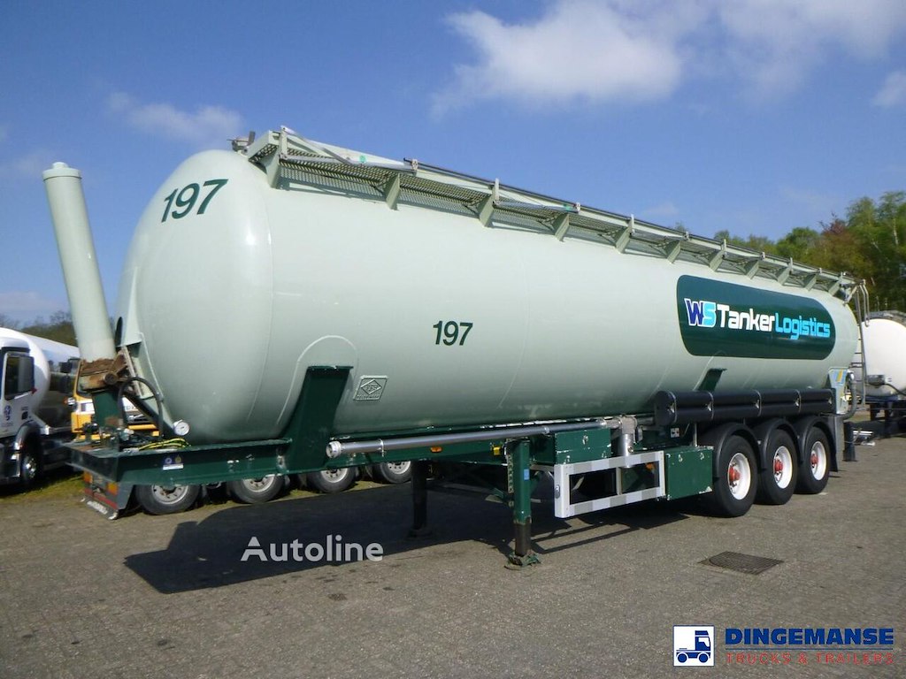 Feldbinder Powder tank alu 60 m3 (tipping) cisterna silos