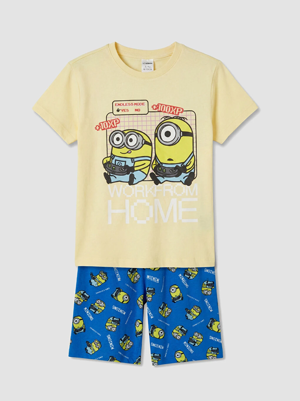 LCW Kids Minions Štampani Dečiji Kratki Komplet Pidžame