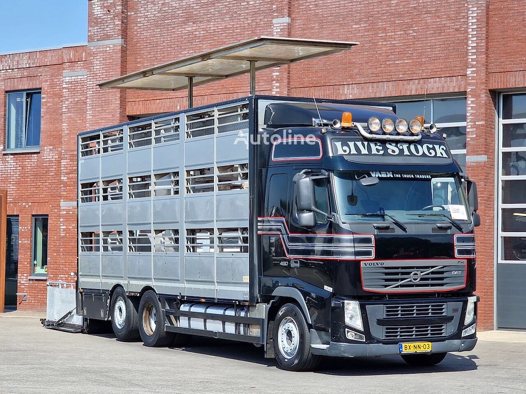 Volvo FH 460 Berdex 3 deck livestock - Loadlift - Lifting roof - Steer kamion za prevoz stoke