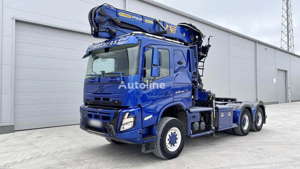 Volvo FMX 540 Forestal tractor / 6x6 / Palfinger Epsilon S300L98 crane kamion za prevoz drva