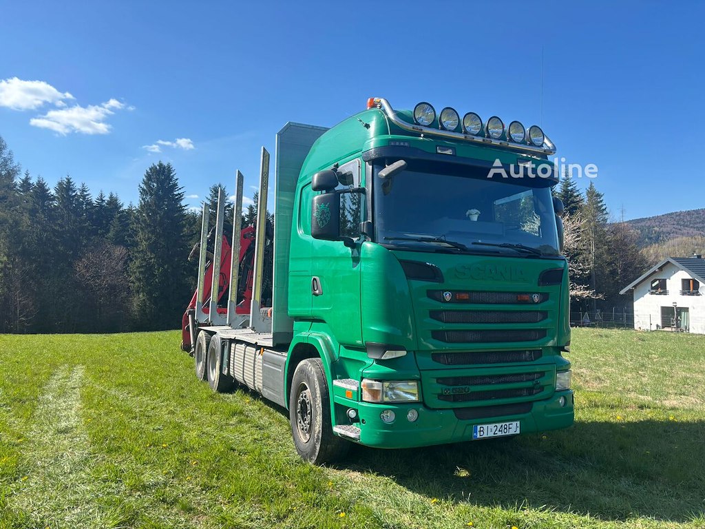 Scania R520 kamion za prevoz drva