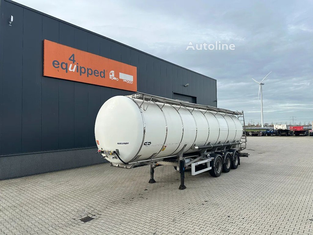 Van Hool FOOD / 39.000L / 3-COMP / INOX / NL-trailer cisterna za prevoz hrane