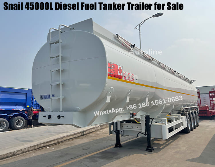 Nova Snail 45000L Diesel Fuel Tanker Trailer for Sale in Mali cisterna za goriva i maziva