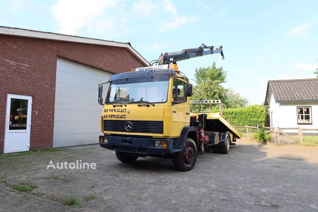 Mercedes-Benz 1317 / Bergingswagen / Euro 101 Laadkraan / Plateau / Bril / Lie šlep auto
