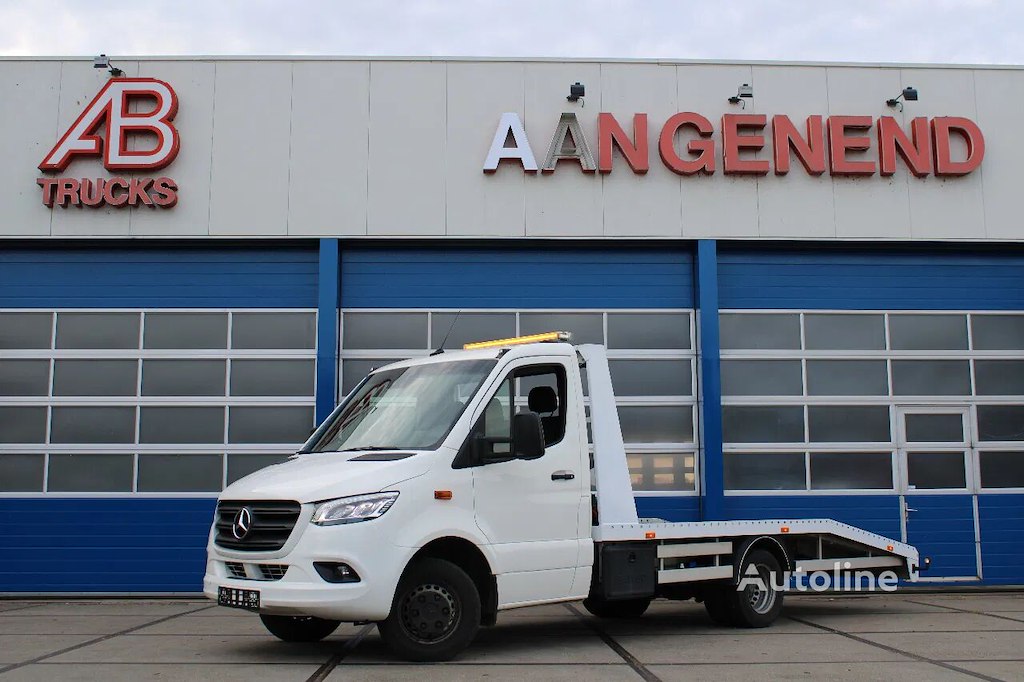 Mercedes-Benz Sprinter 519 Automaat, Luchtvering, Aluminium, Lier, Zwaailicht, šlep auto