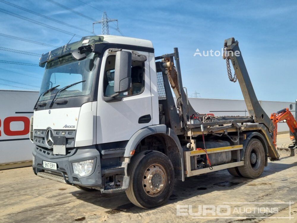 Prodaje se Mercedes-Benz Arocs 1824 kamion podizač kontejnera na aukciji