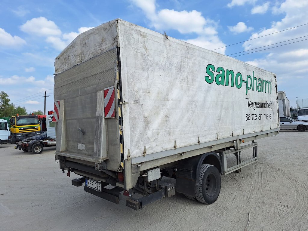 NAEF Pritsche + Plane + Bär Cargolift LBW semi-trailer poluprikolica s ceradom