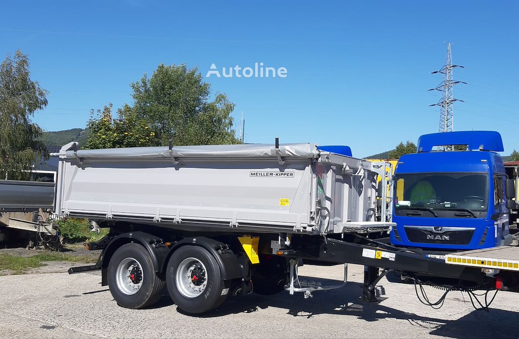 Nova Meiller MZDA 18/22 ZVEDACÍ NÁPRAVA * LIFTACHSE / WABCO SmartBoard prikolica kiper