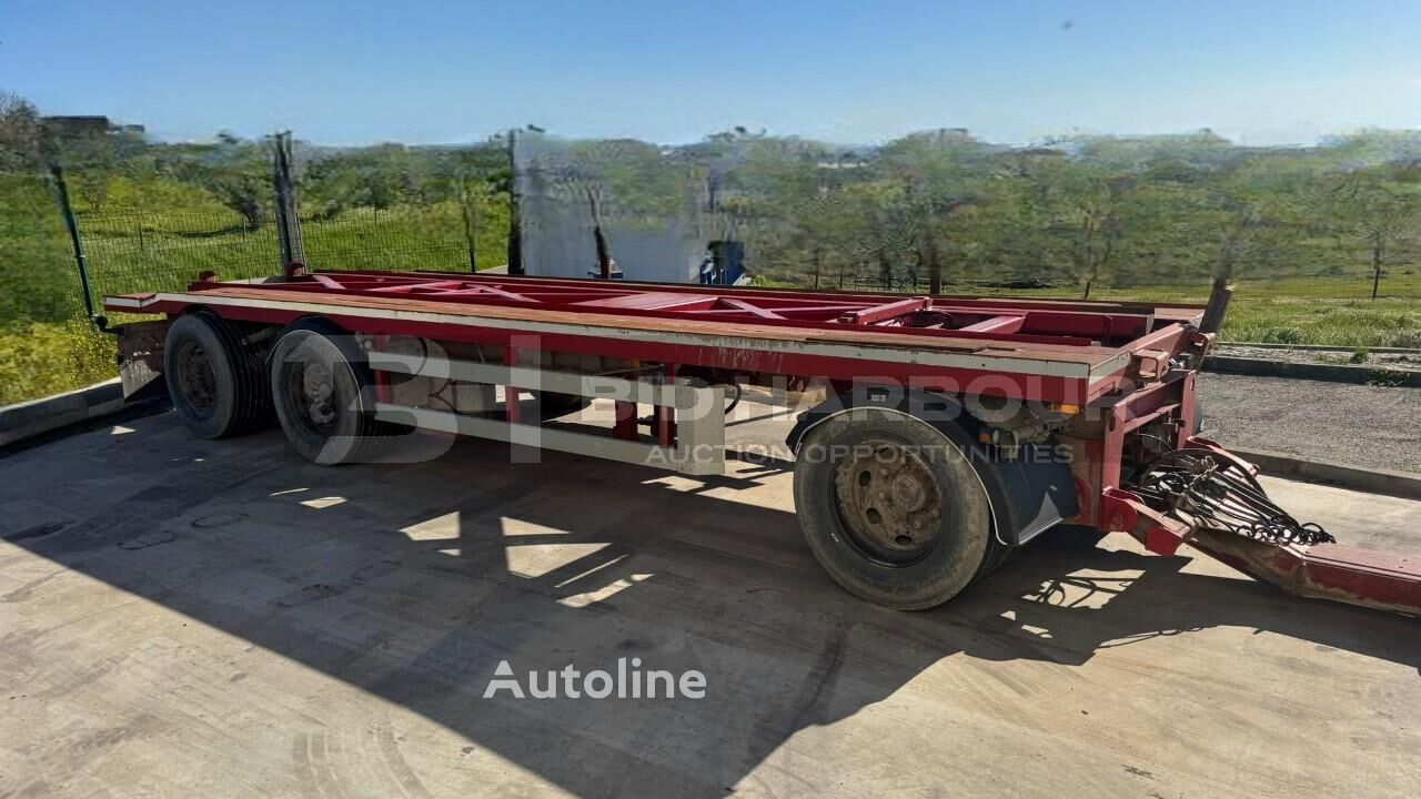 Prodaje se Reboque basculante para contentores tipo multilift 2014 Wilco prikolicu za kontejnere na aukciji