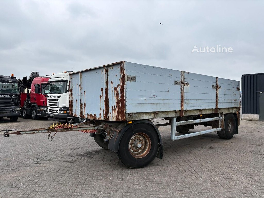 DEOM SCHMIT - +2 X BPW AXLE prikolica sa ravnom platformom