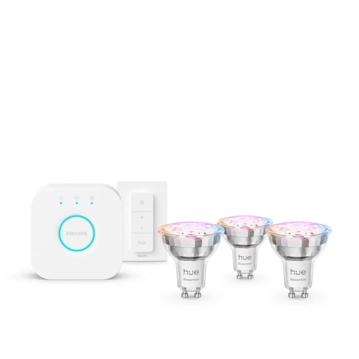 Philips Hue White & Color Ambiance GU10 set 3 sijalice + Bridge + Dimmer Switch