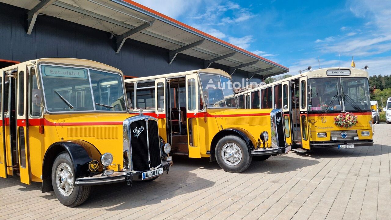 Oldtimer Paket Saurer LC 4 und Volvo B 10 Lauber školski autobus