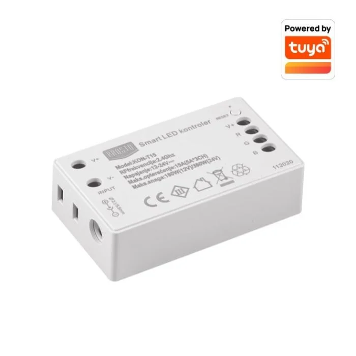Elementa KON-T15/N Wi-Fi smart LED RGB kontroler Tuya - 12-24V DC, 180W