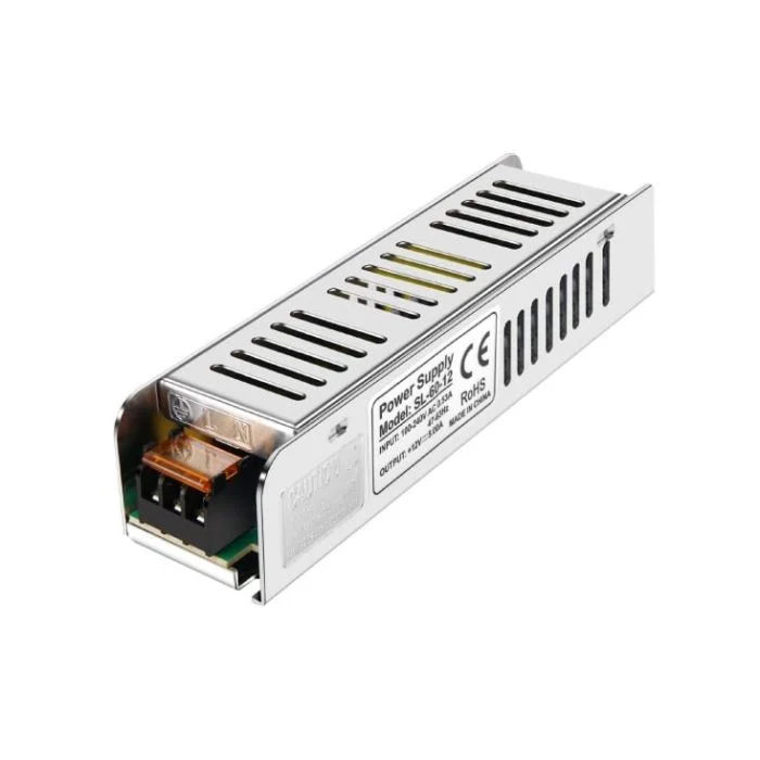 PROSTO PS-60-12SL - napajanje za LED trake 60W 12V DC, slim IP20
PROSTO PS-60-12SL - napajanje za LED trake 60W 12V DC, slim IP20