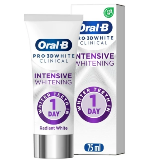 ORAL B ZUBNA PASTA PRO 3D WHITE CLINICAL 75ML