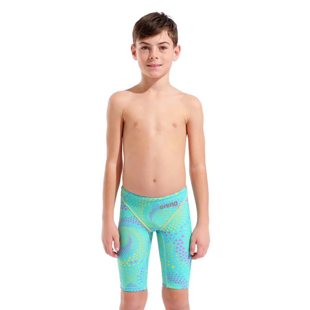 Arena Racing jammer za dečake – Powerskin ST Next Fireflow Seaglass