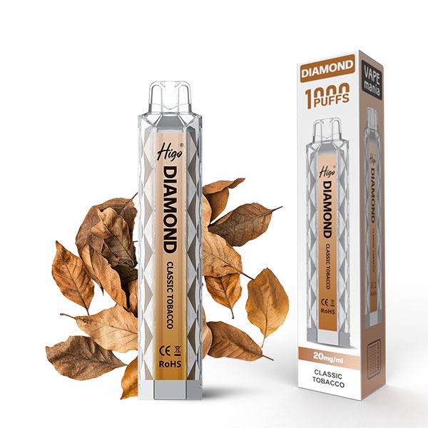 VAPE MANIA 1000 PUFFS Diamond CLASSIC TOBACCO 20mg