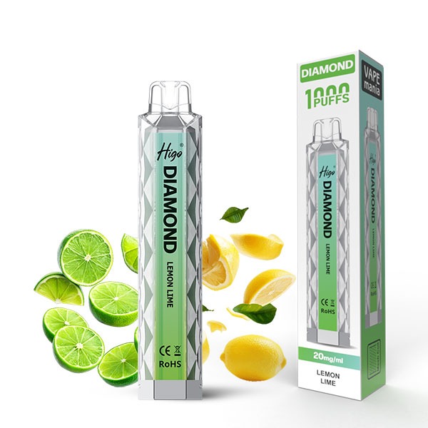VAPE MANIA 1000 PUFFS Diamond LEMON LIME 20mg