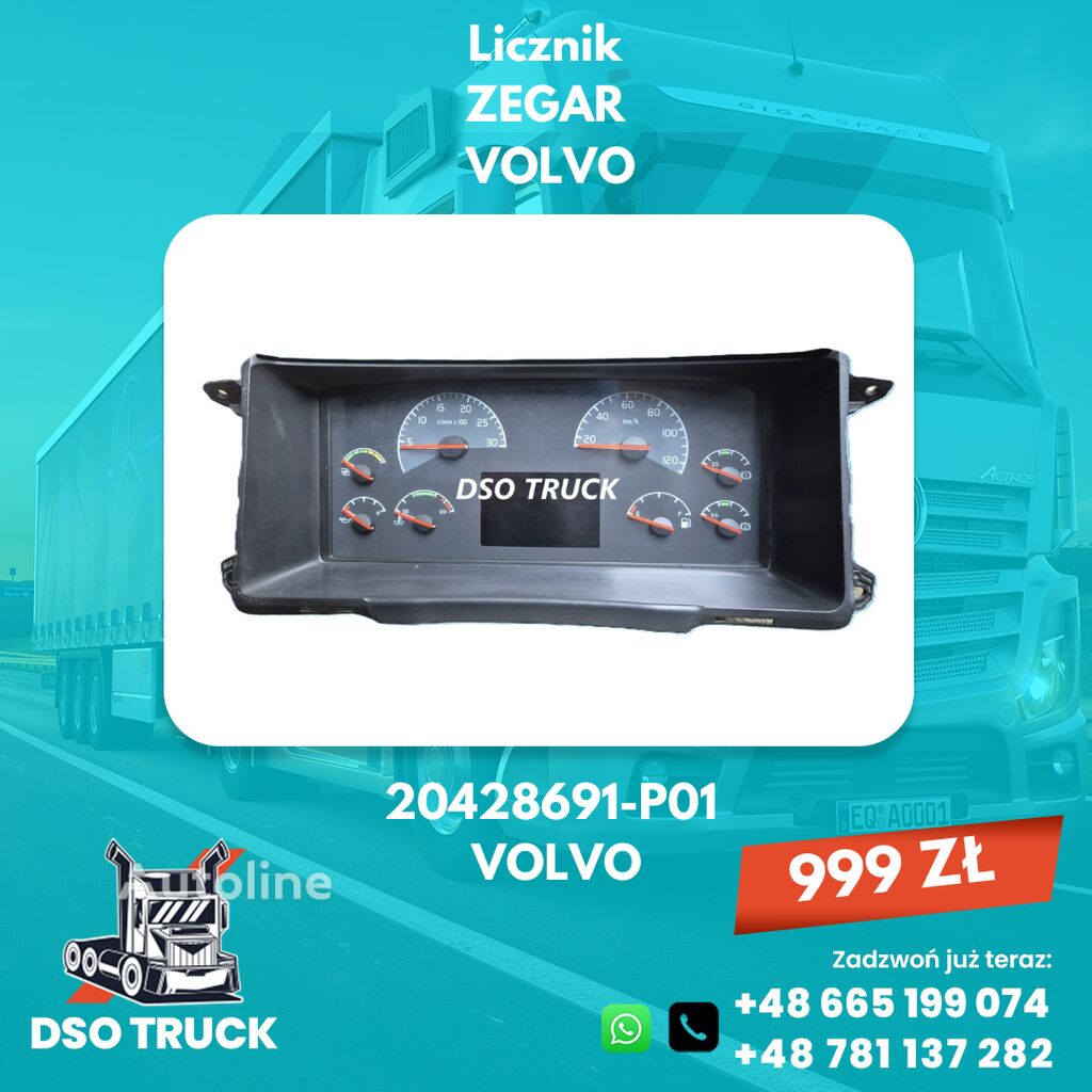 Volvo 20428691 instrument tabla za Volvo FH FM kamiona