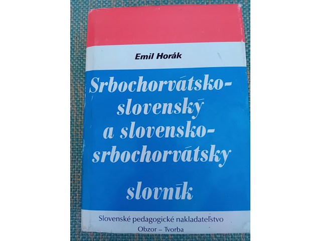 Srbochorvatsko-Slovensky a Slovensko-Srbochorvatsky slo