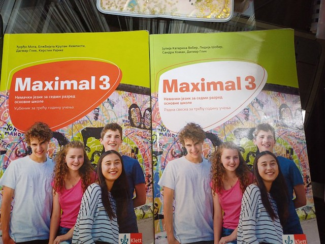 Maximal 3 nemacki za 7. razred Kletr udzbenik i radna s