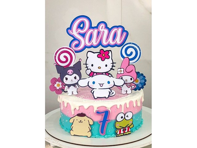 Hello kitty, kartonske torte