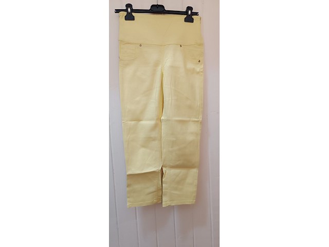Žute pantalone visok struk vel.S/M