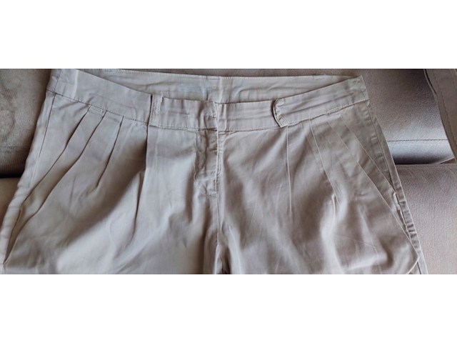 Gang pamučne krem pantalone