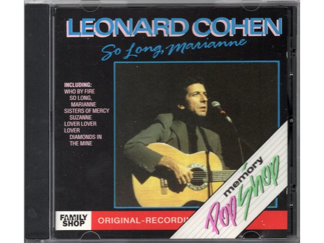 Leonard Cohen – So Long, Marianne  [CD]