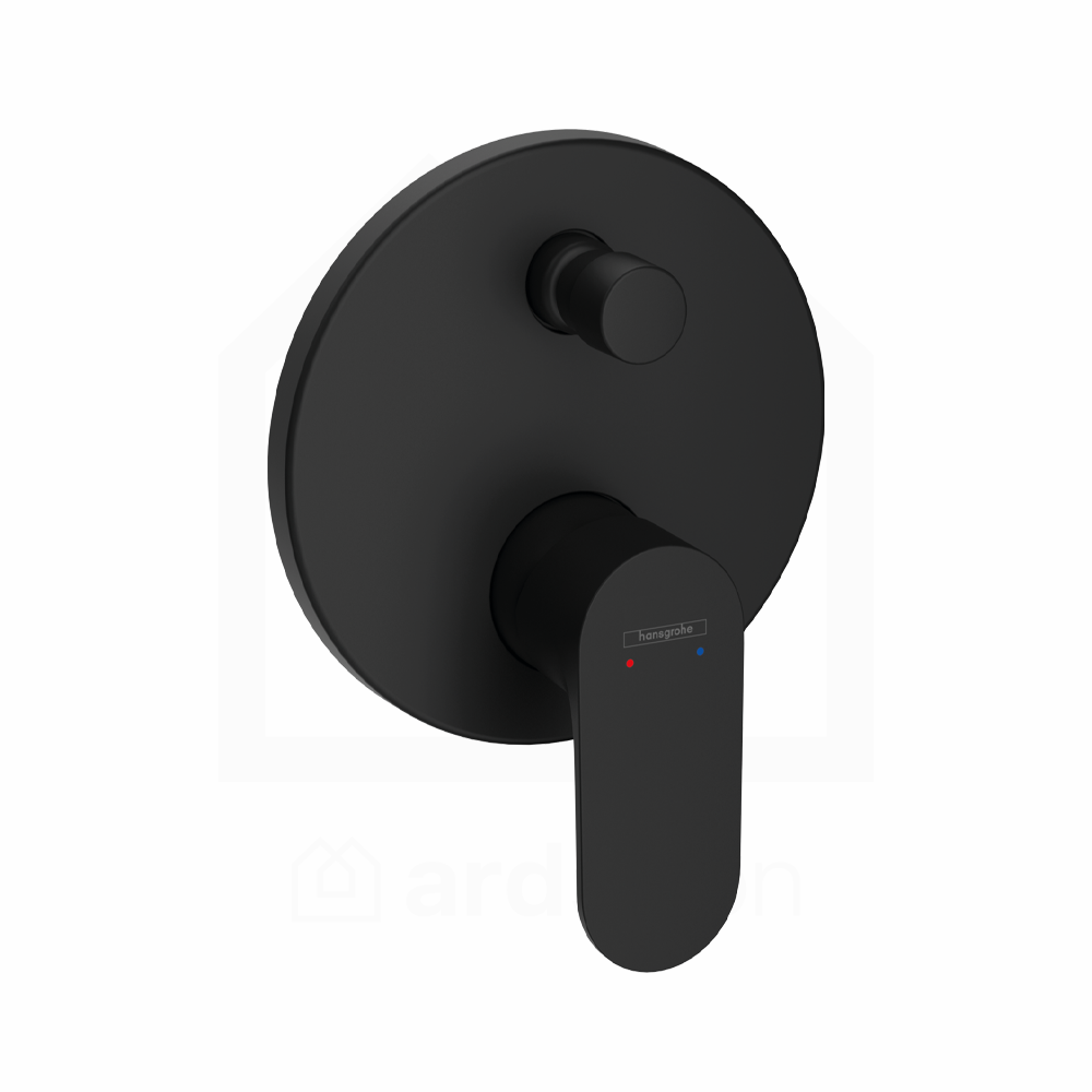 Hansgrohe Rebris S ugradna maska za tuš sa prebacivačem Matt Black 72466670