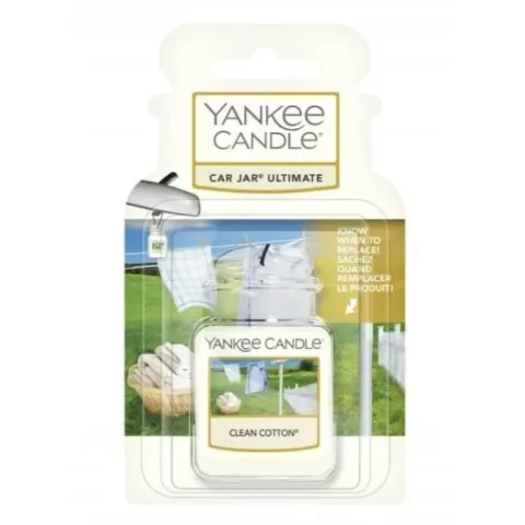 Clean Cotton- Yankee Candle Osveživač za autumobil (ljiljan, ruža, zeleno lišće, mošus...)