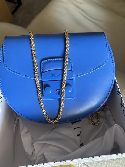 Original FURLA torbica kraljevsko plava