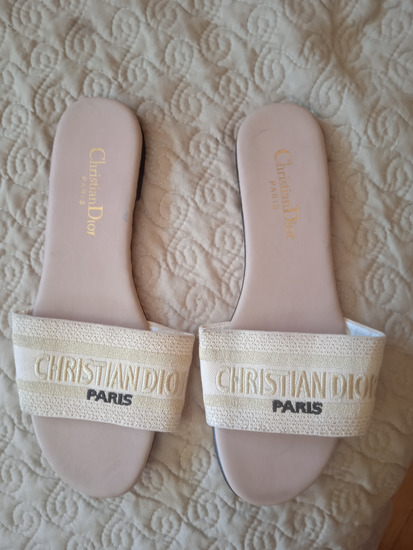 DIOR papuče 40 KAO NOVE