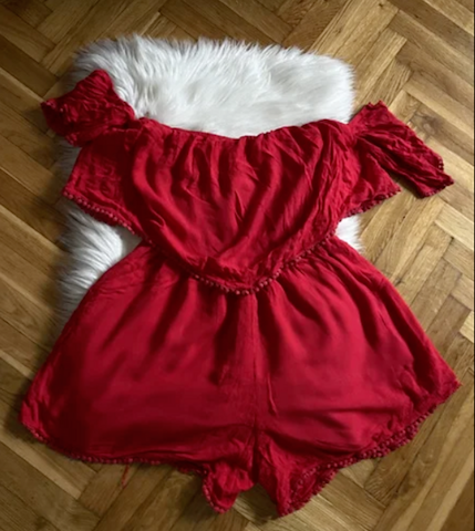 New yorker off shoulder letnji kombinezon vel.XS