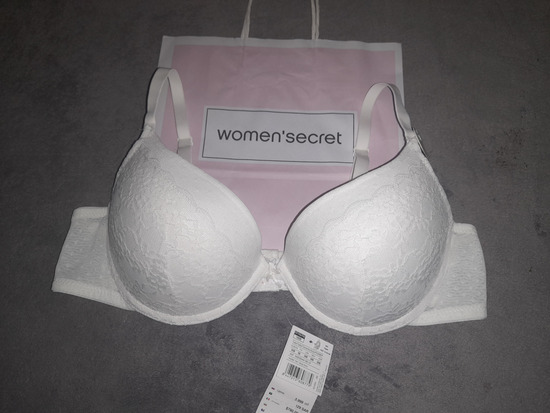 WS belo cipka push up brus 85B NOVO!%